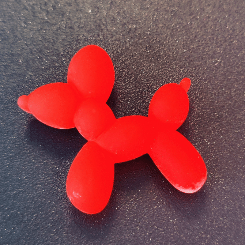 Speelse Balloon Dog Koelkastmagneten in 5 Vrolijke Kleuren